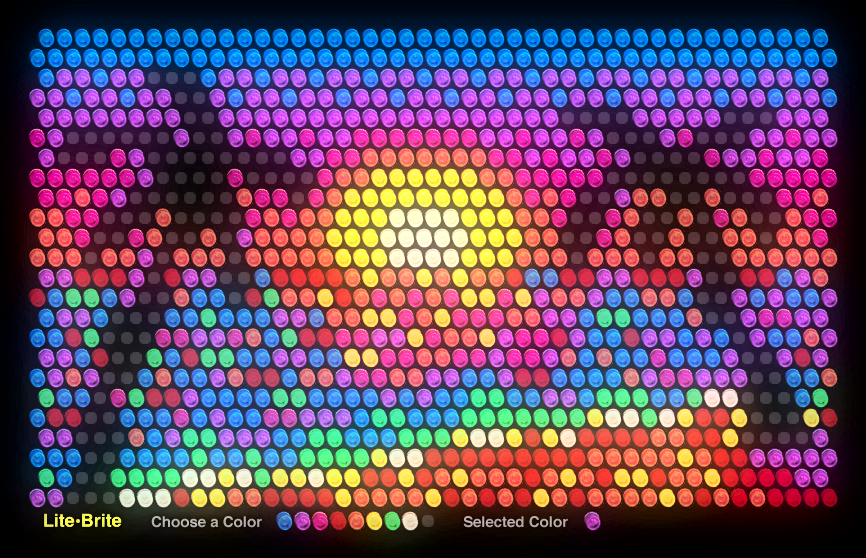 Lite Brite Art Dig This Maui Sunset I Need An Old School 1980s Lite 